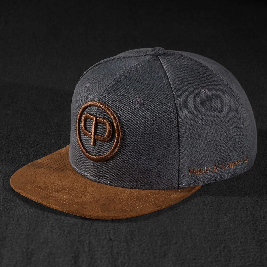 Pablo & Capone | Snapback Cap - Anthracite & Suede