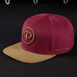 Pablo & Capone | Snapback Cap - Burgundy & Suede